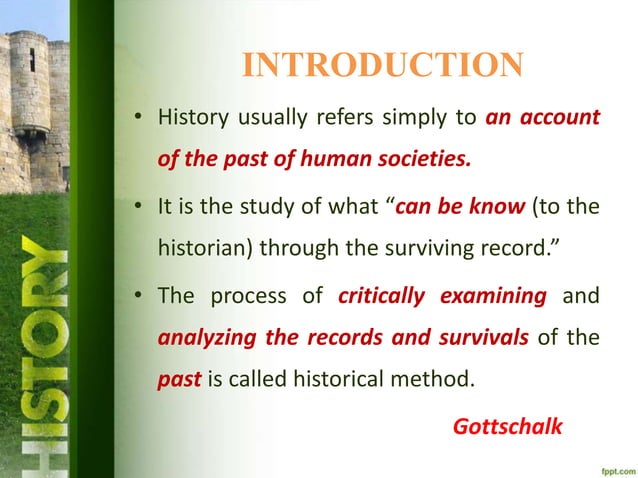 Historical Research | PPTX | Science