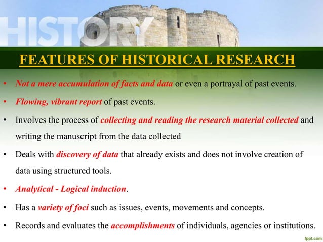Historical Research | PPTX | Science