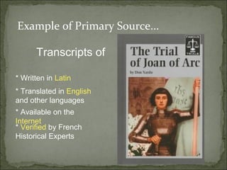 Historical Research in Education | PPT