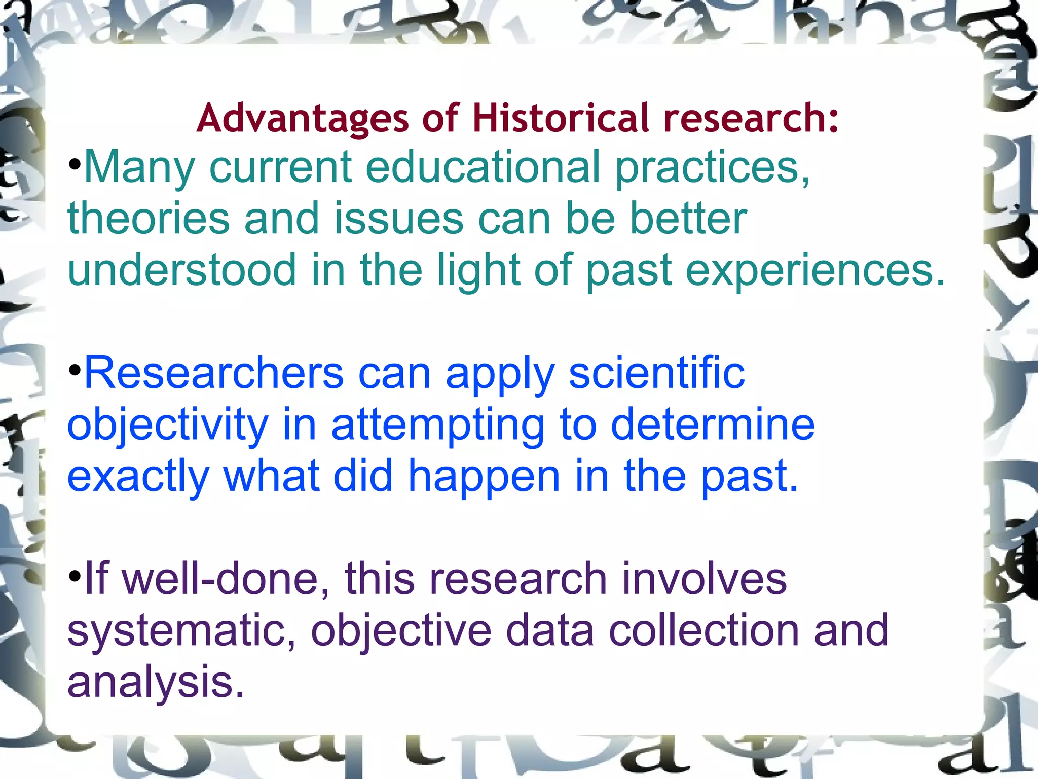Historical research | PPT