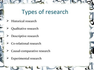 Historical research | PPT