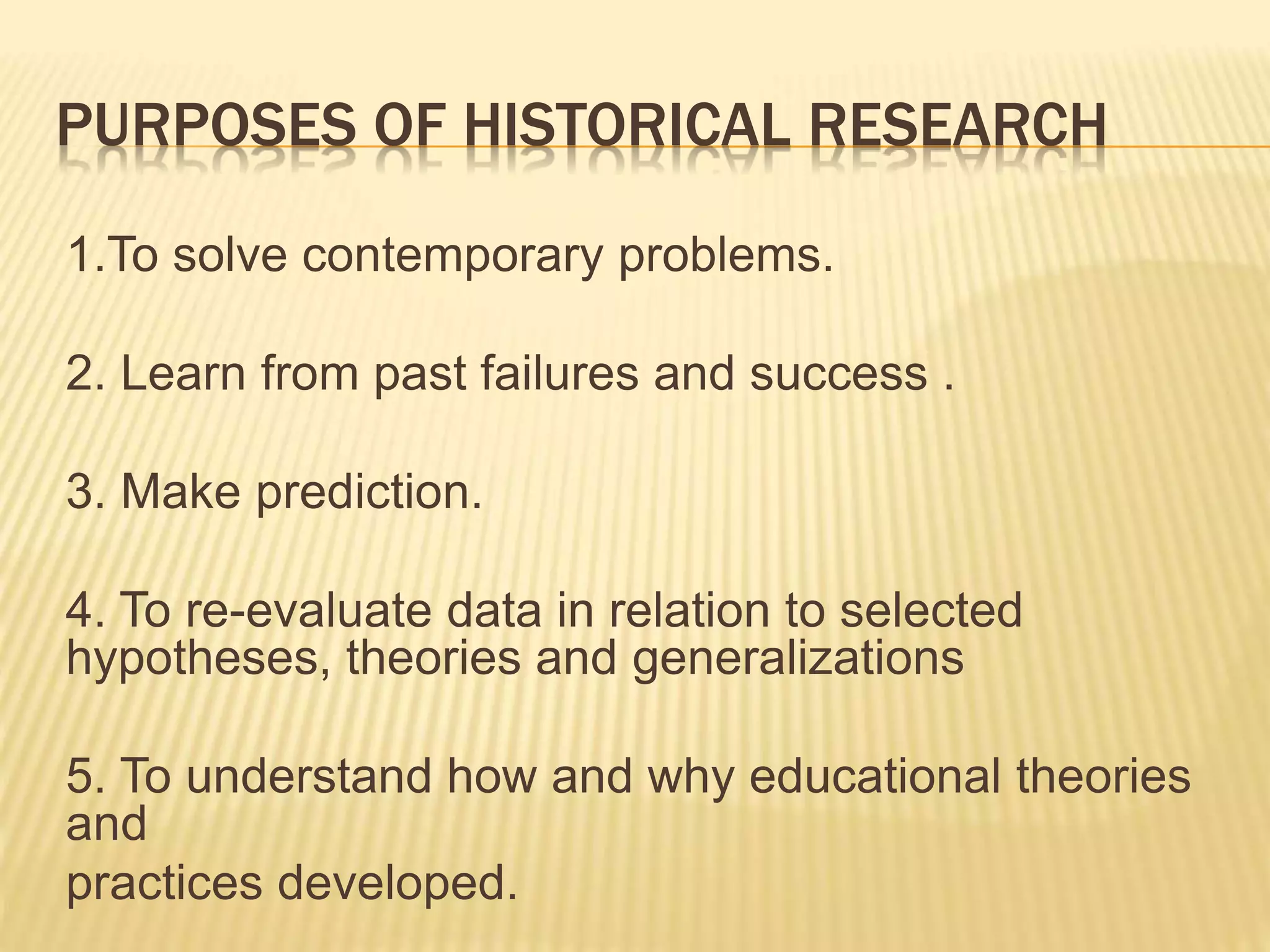 Historical research | PPTX