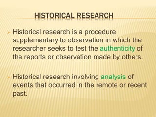 Historical research | PPTX | Genealogy and Ancestry | Hobbies & Interests