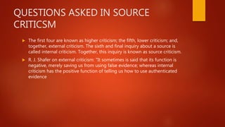 Historical research | PPTX