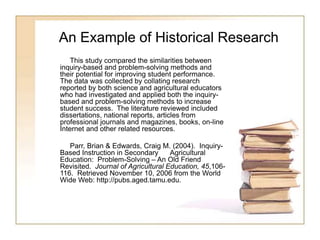 Historical Research.ppt
