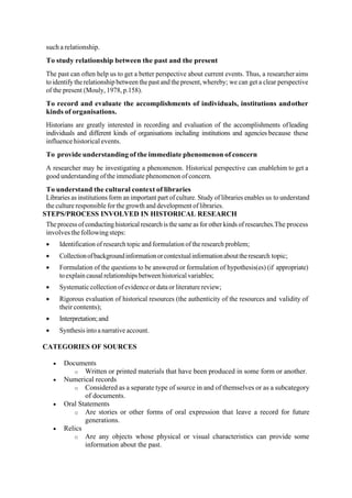 Historical research notes | PDF