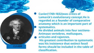 Historical resume of taxonomy and its stages | PPTX