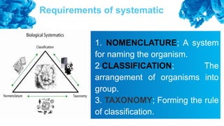 Historical resume of taxonomy and its stages | PPTX