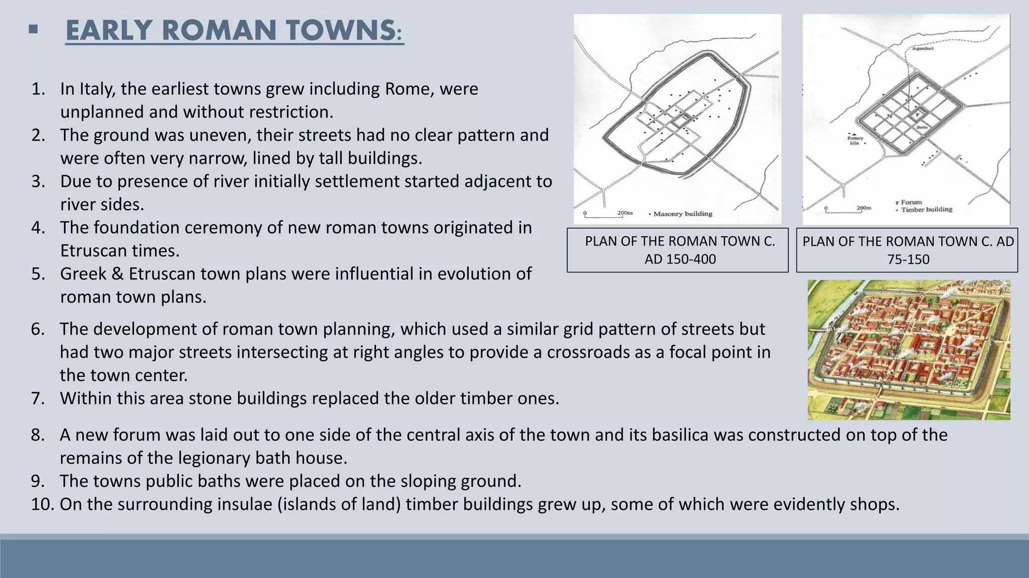 Historical roman towns | PPT