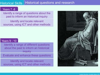 Historical skills in the australian curriculum | PPTX