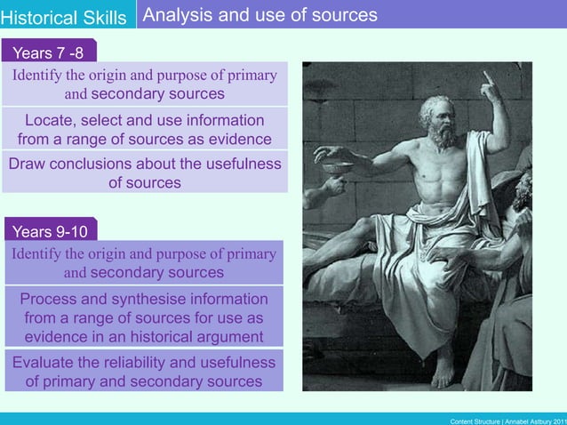 Historical skills in the australian curriculum | PPT