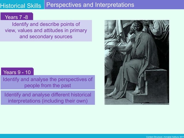 Historical skills in the australian curriculum | PPTX