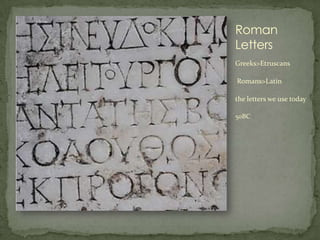 Typographic Historical Survey 1 | PPTX