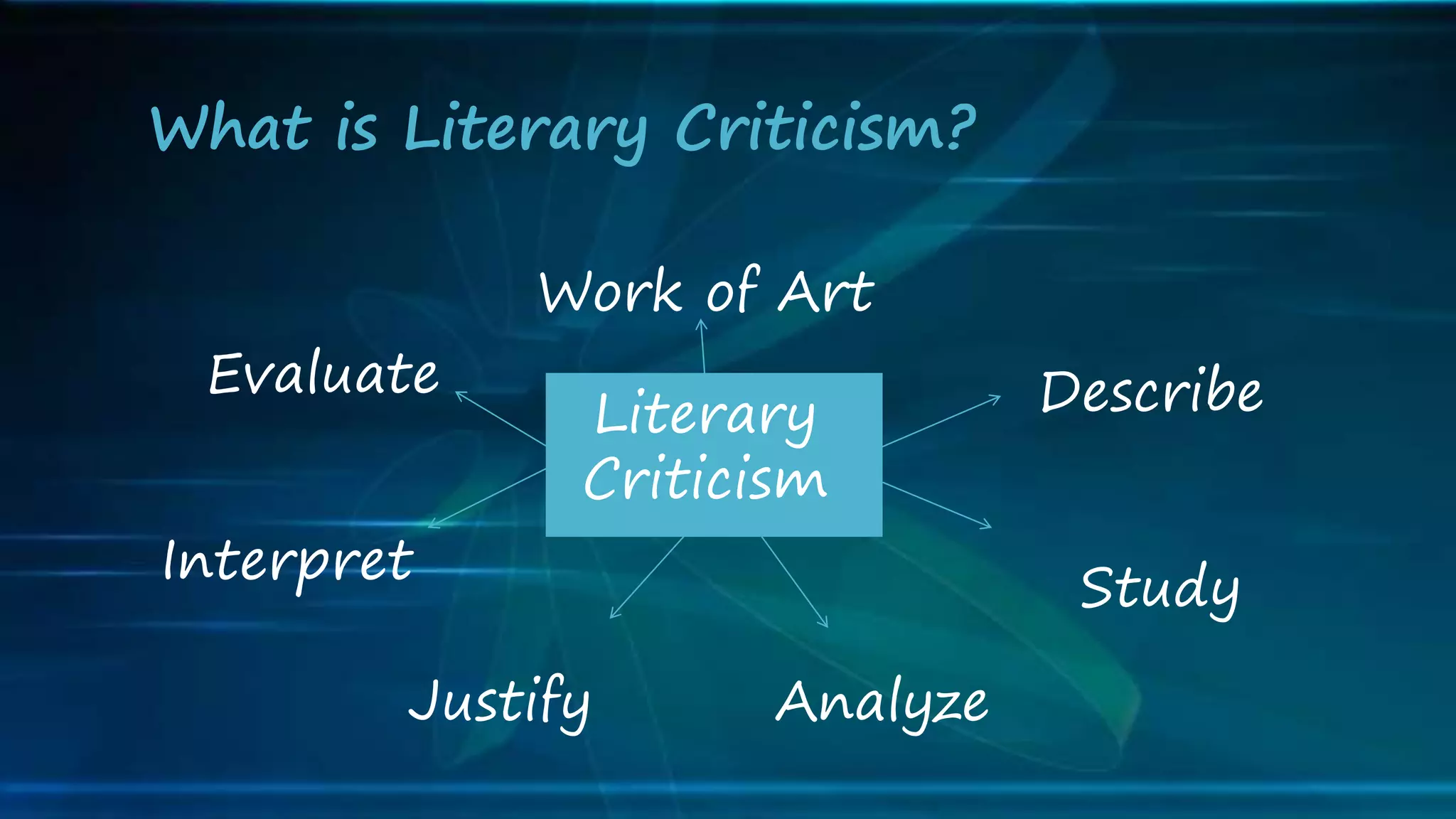 Historical survey of literary criticism | PPTX