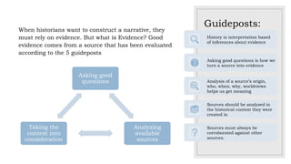 Historical thinking evidence for sharing to slideshare.pptx