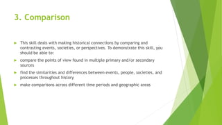 Historical thinking skills | PPTX