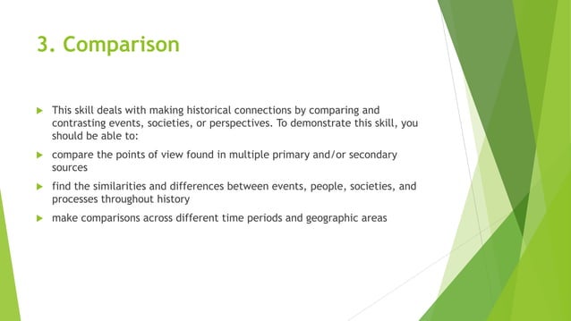 Historical thinking skills | PPTX | Secondary Education | Education