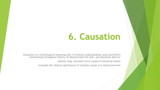 Historical thinking skills | PPTX