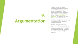 Historical thinking skills | PPTX