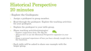 Historical Thinking - Saskatoon Public School Division | PPT