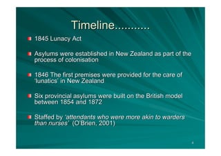 Mental Health Historical Timeline | PDF