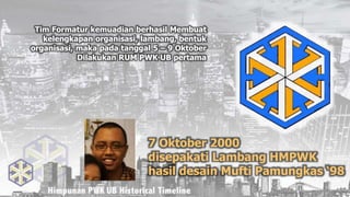 Historical timeline HIMPUNAN PWK UB | PPT