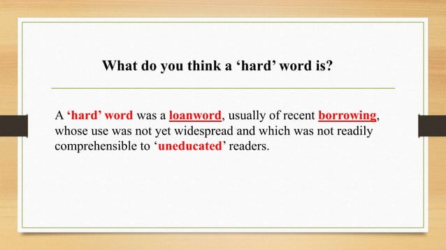 Historical Trace of Dictionary Making in English | PPT