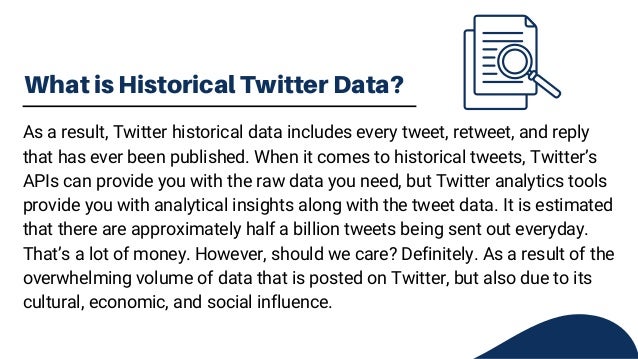 How to get Historical data from Twitter? | PDF