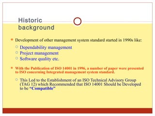 Historic background of ISO standards | PPT