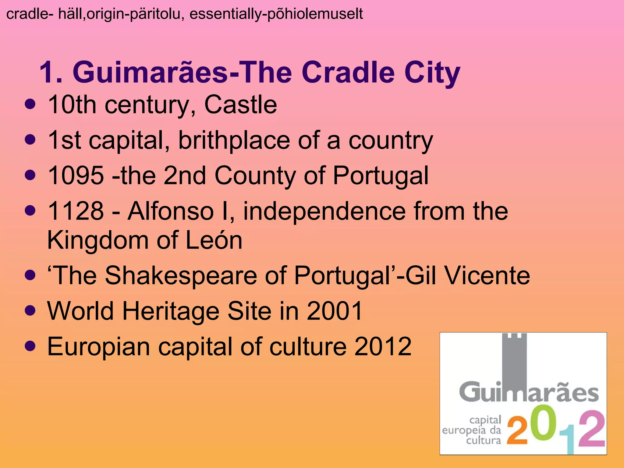 Historic Cities In Portugal | PPT