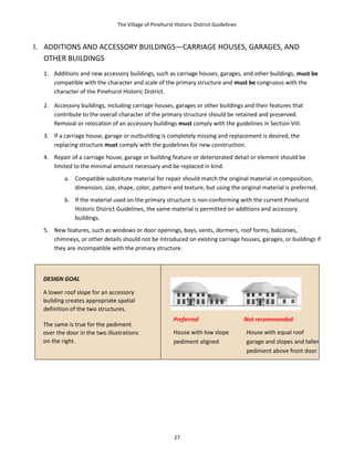 Pinehurst, NC Historic District Guidelines | PDF