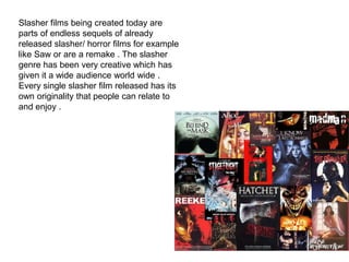 Historic genre slasher sasiane saku | PPT