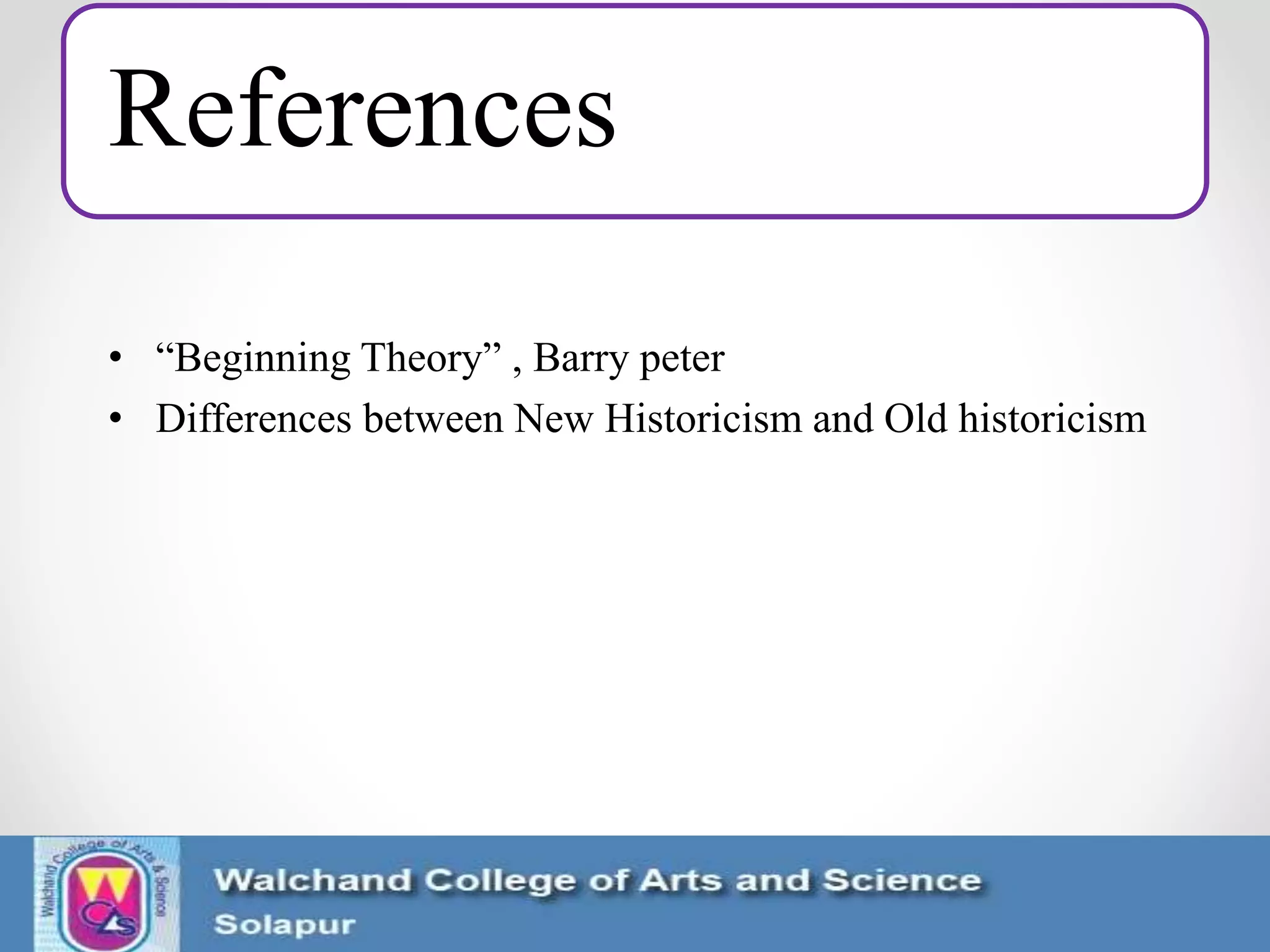 New Historicism | PPTX