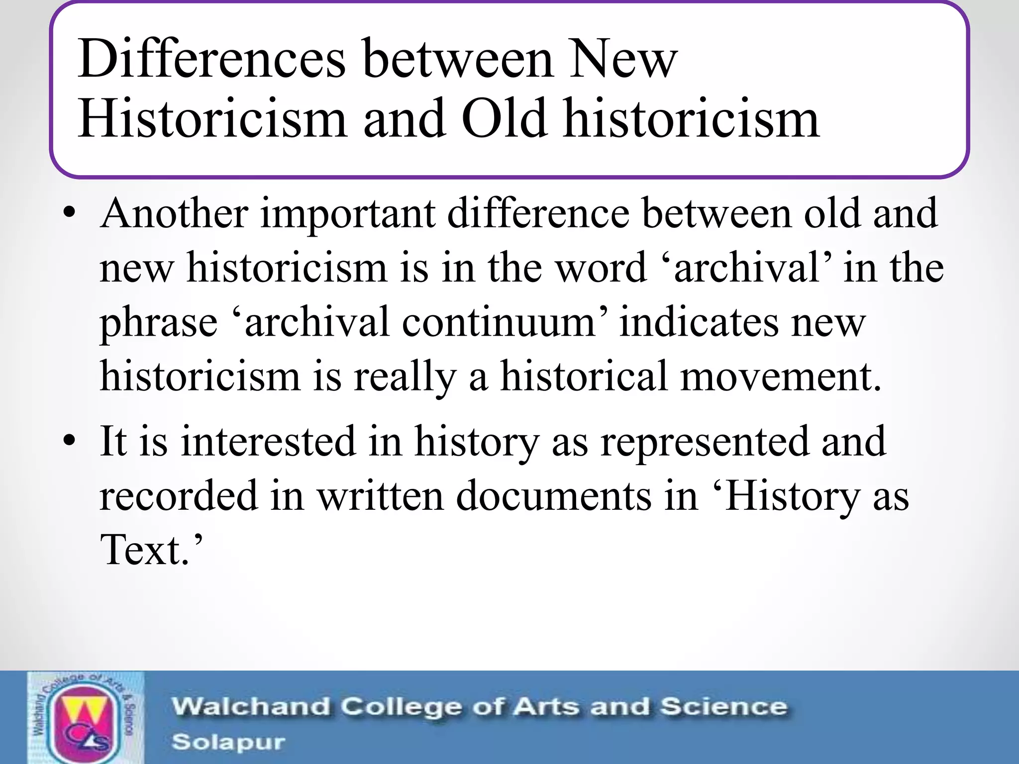 New Historicism | PPTX