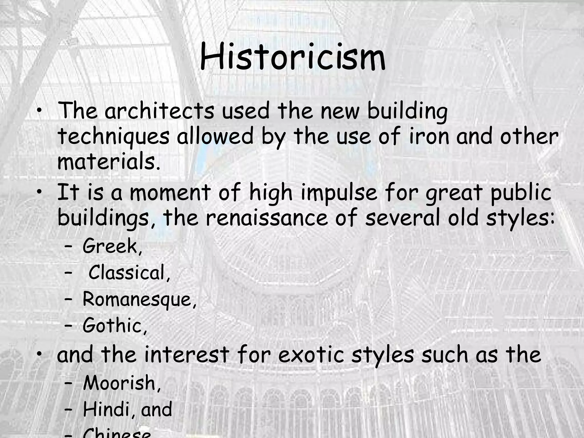 Historicism in Architecture | PPT