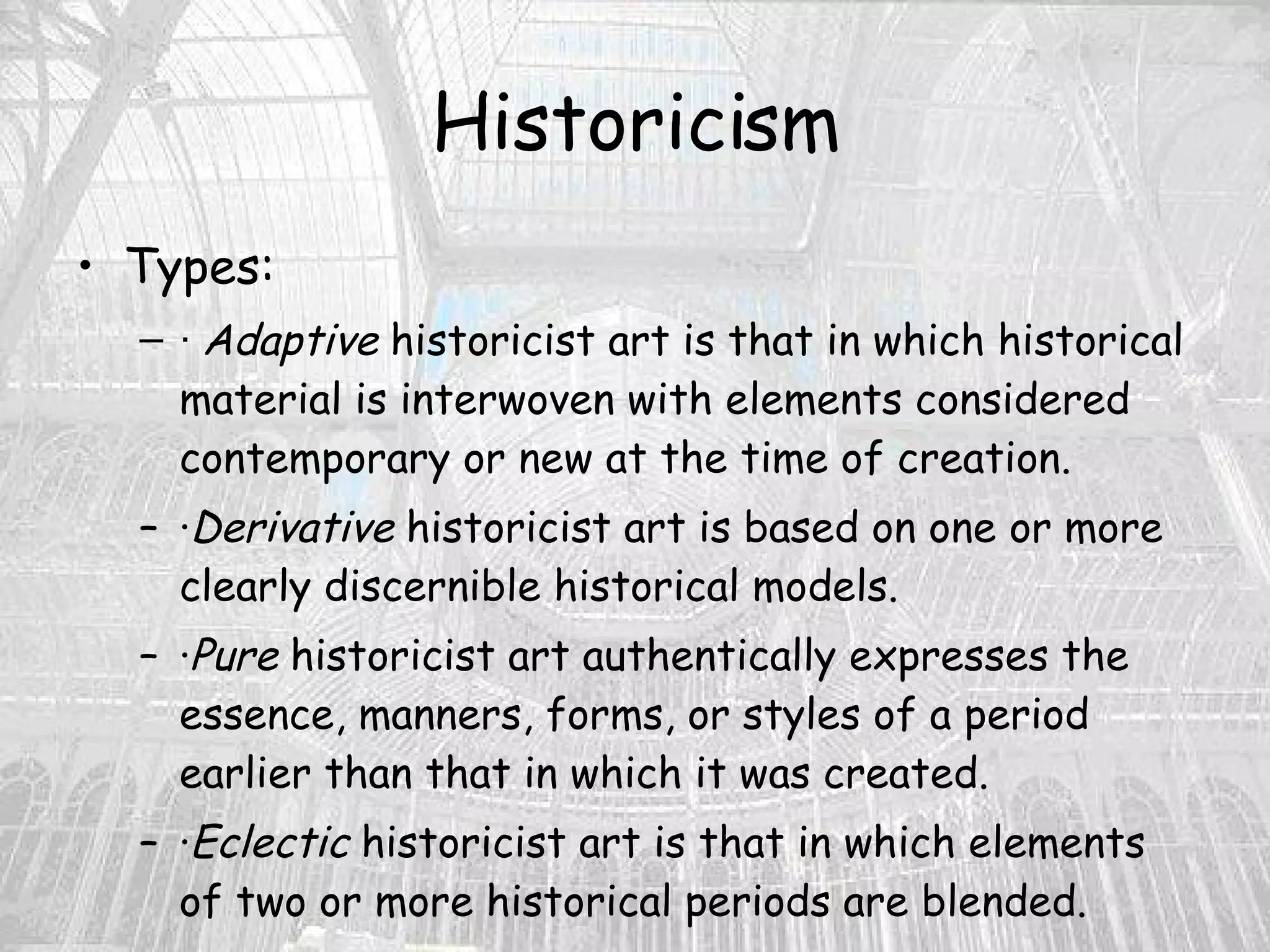 Historicism in Architecture | PPT