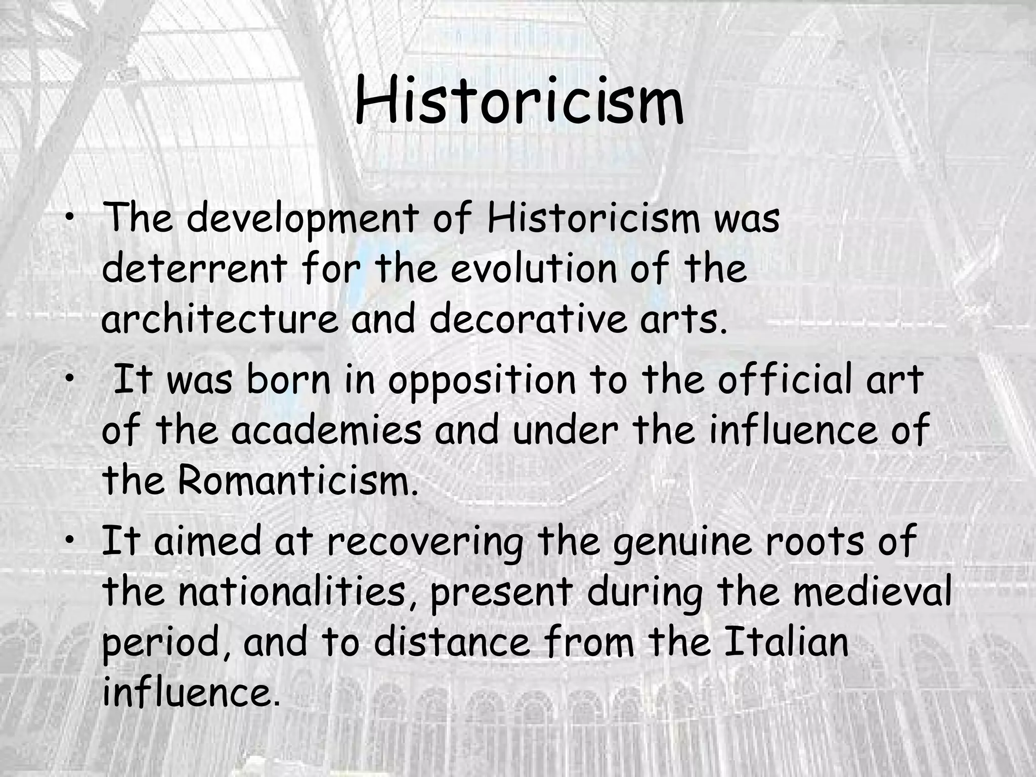 Historicism in Architecture | PPT