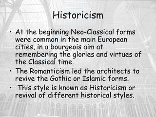 Historicism in architecture (new) | PPT