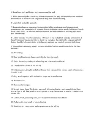 Historic Soldier's Load from 1066 to 2014 | PDF