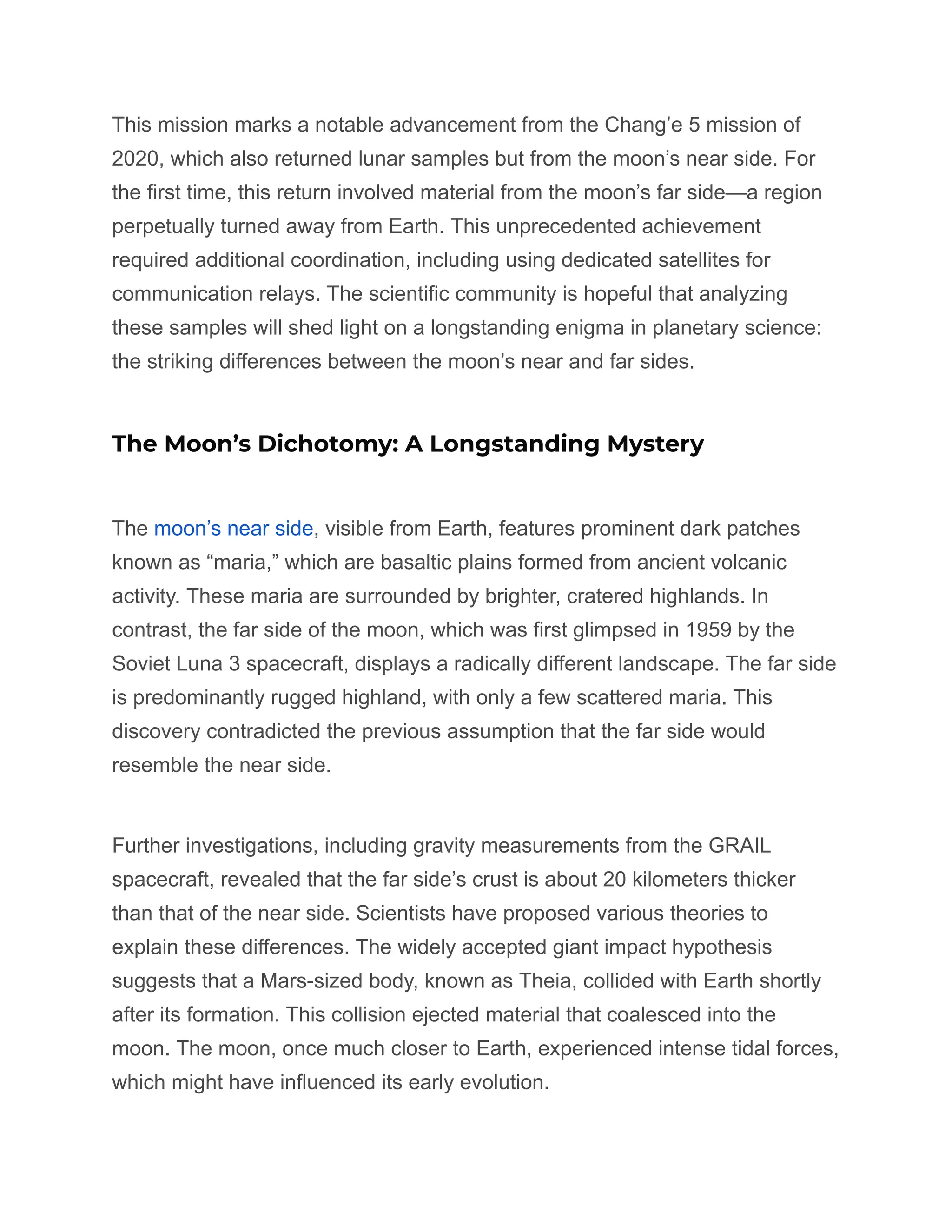 China's Change 6 Mission Returns Moon Samples: Unveiling the Far Side ...