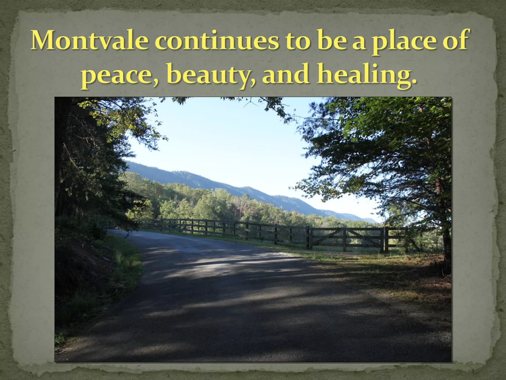Historic Montvale | PPT