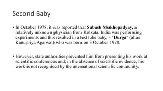 Historic perspective of ivf | PPTX