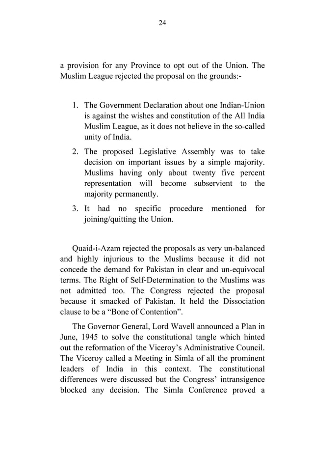 Historic struggle for pakistan 1857 1947 | PDF