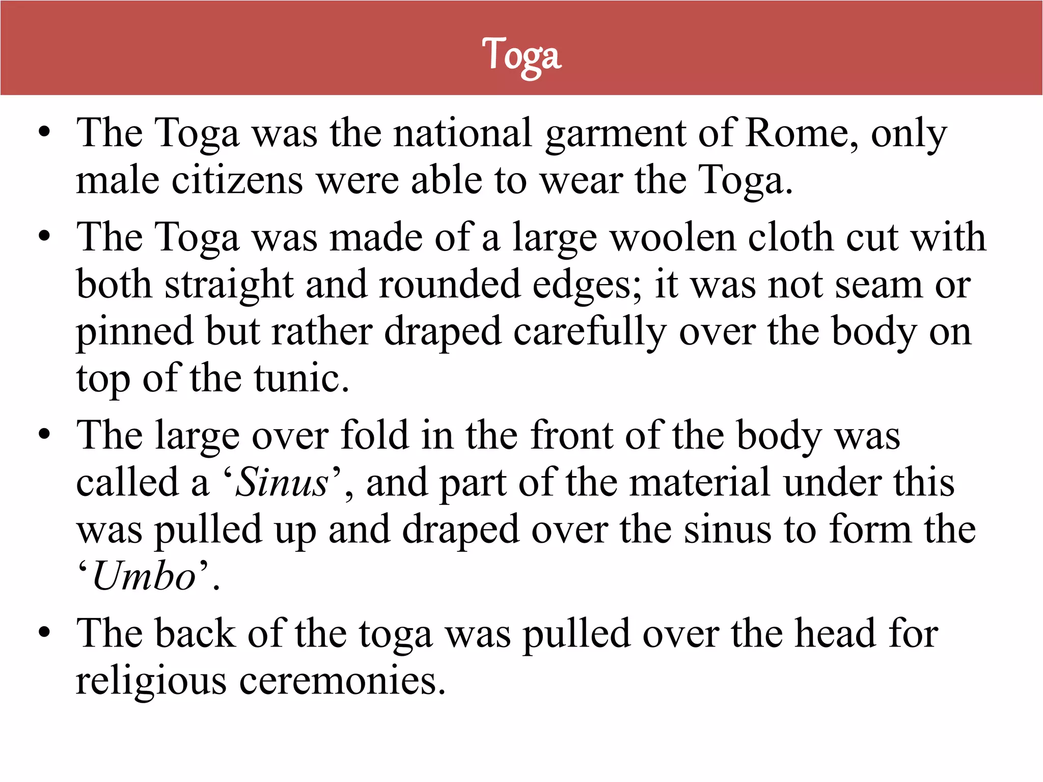 Historic textile costumes- Rome (1).pptx