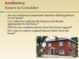 Historic Wood Windows | PPT