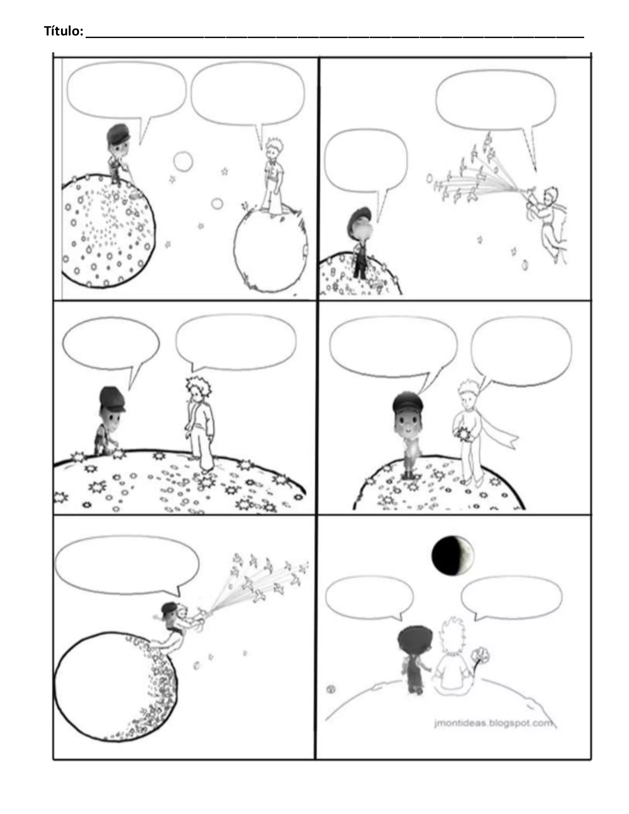 Historietas para escritura creativa | DOCX