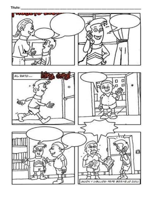 Historietas para escritura creativa