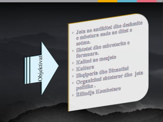 HistorI: TEMA:Traditat shtet-formuese te shtetit Shqiptar | PPTX