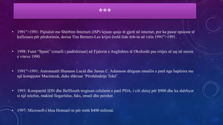 Historiku i e-mail-it. | PPTX