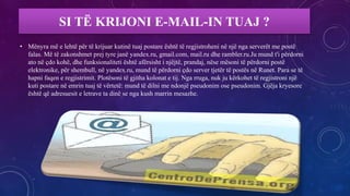 Historiku i e-mail-it. | PPTX